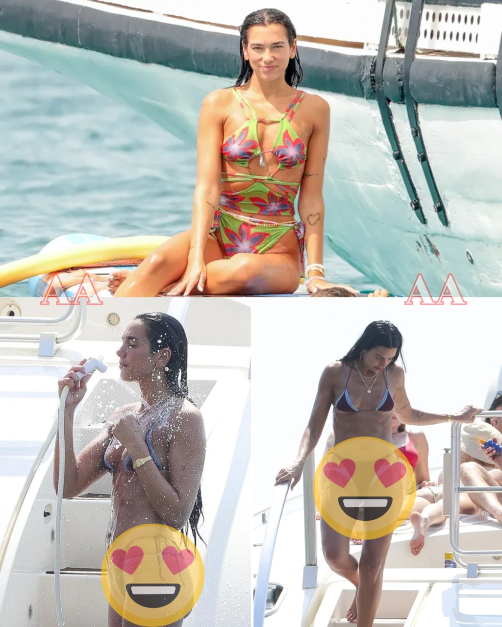 Dua Lipa Turns Ibiza Into Her Runway — Bikini Yoga on Paddleboard ...