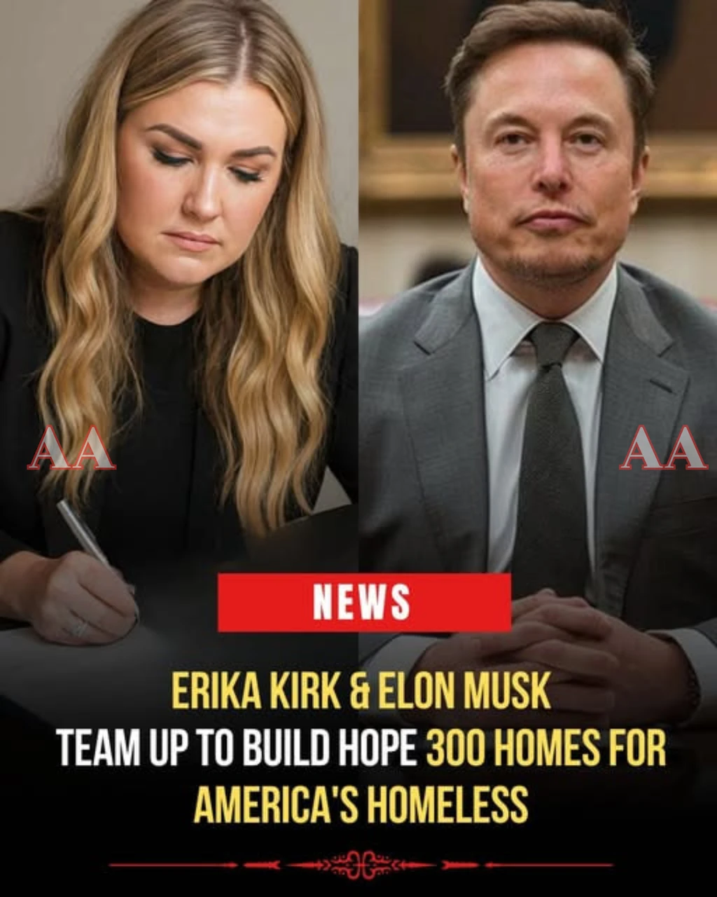 “Faith doesn’t just pray — it builds.” Erika Kirk and Elon Musk just ...